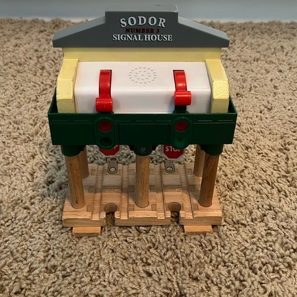 Toys | Thomas And Friends Wooden Railwayy Sodor Signal Housee | Poshmark